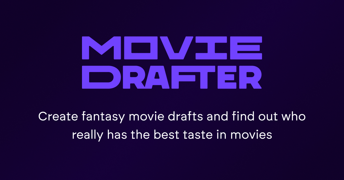 Movie Drafter – The Movie Draft Game for Friends